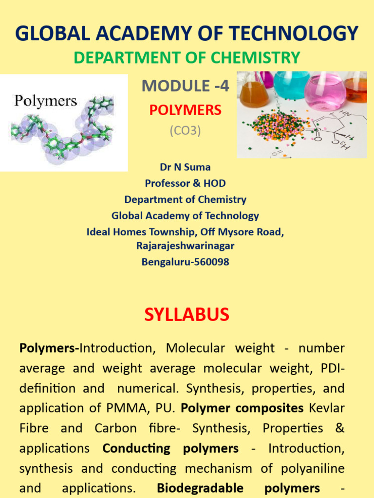 Polymers | PDF | Polymers | Composite Material