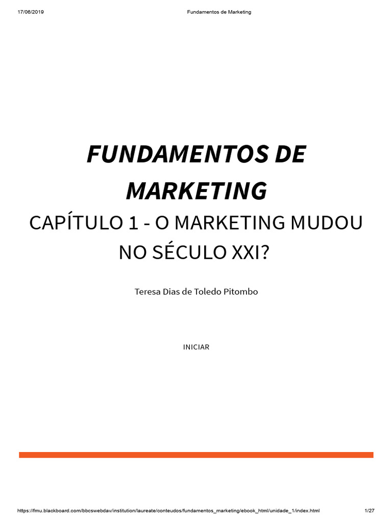 Fundamentos de Marketing | PDF | Marketing | Mercado (economia)