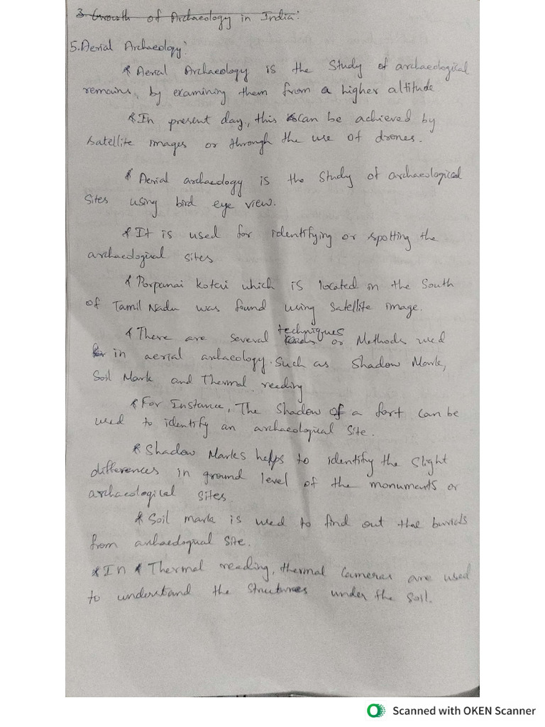 Notes On Intoduction To Archaeology | PDF