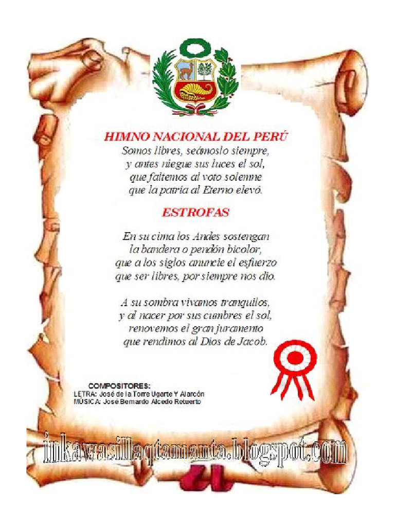 Himno Nacional Del Peru | PDF