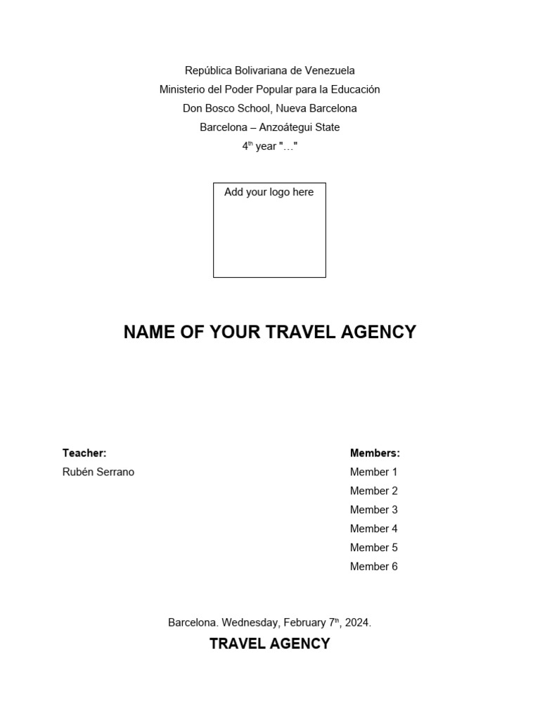 Travel Agency Plan for Venezuela | PDF | Airport | Earth Sciences