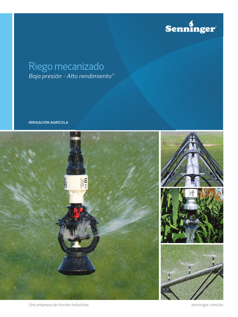 Catalogo Riego Pivote Senninger A4 | PDF | Riego | Agua