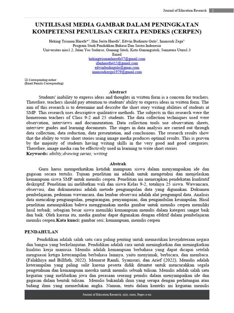 Heking+Trisman+Harefa 1 | PDF