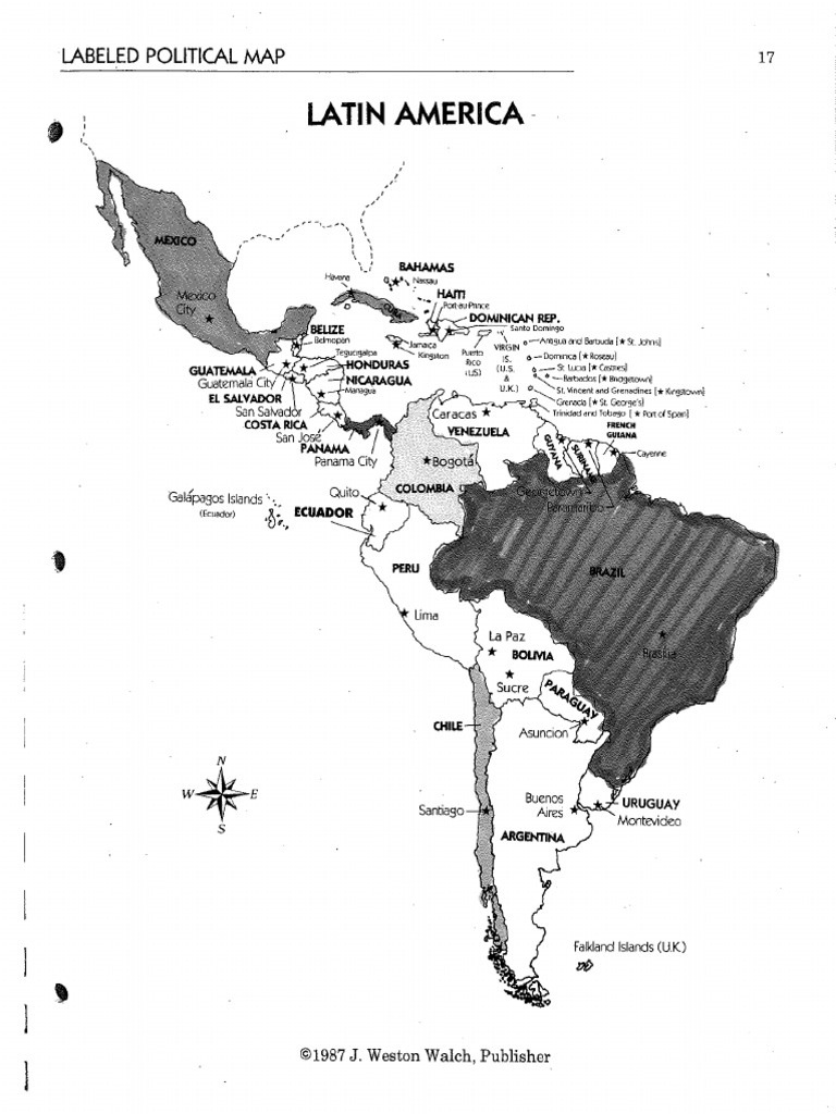 Latin America Map Need To Know | PDF