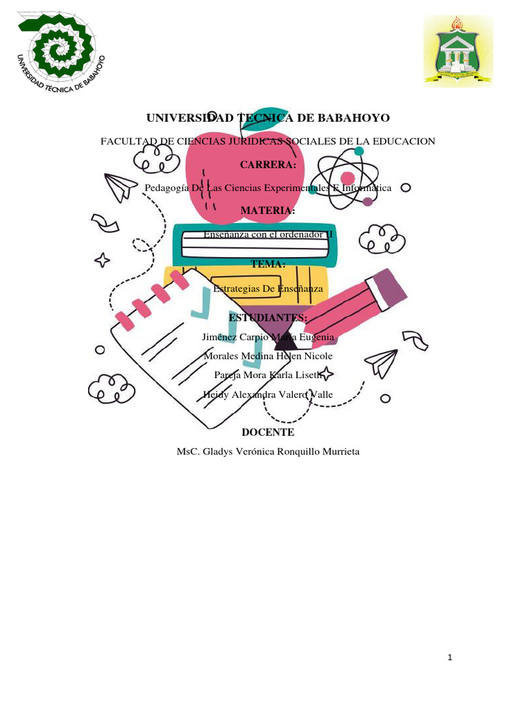 Estrategias De Enseñanza Pdf Maestros Enseñando