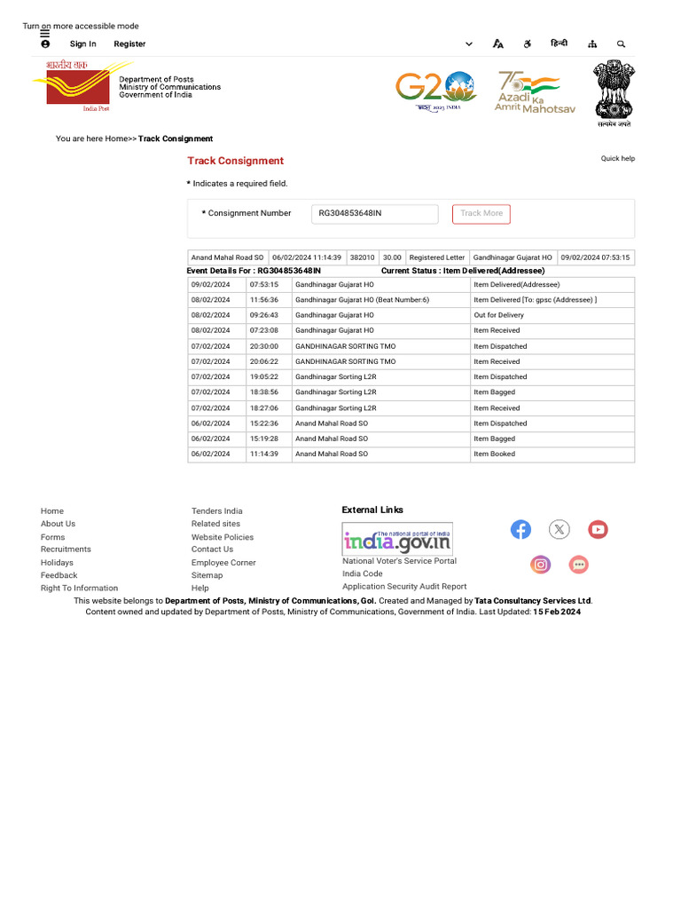 Track Consignment | PDF