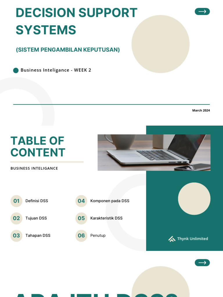 Week2-Decision Support System | PDF | Karier & Perkembangan | Bisnis