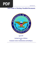 Department of Defense (DoD) Classification and Control Markings ...