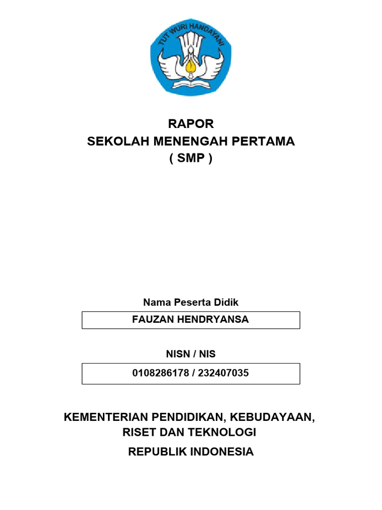 PLK Rapor 0108286178-2 | PDF | Kesehatan Holistik