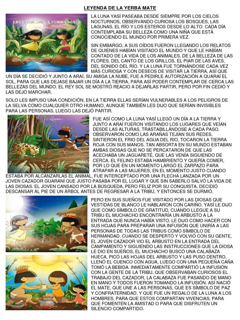 Leyenda de La Yerba Mate | PDF