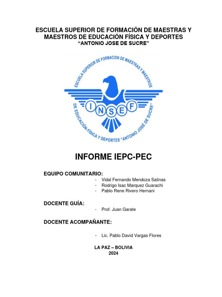 Informe Pec 5to | PDF | Enseñando | Maestros