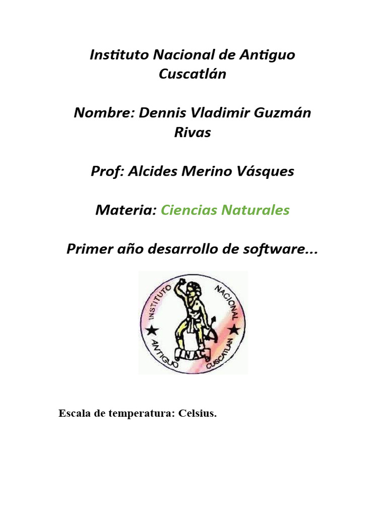 Escalas Termometrica | PDF | Fahrenheit | Celsius