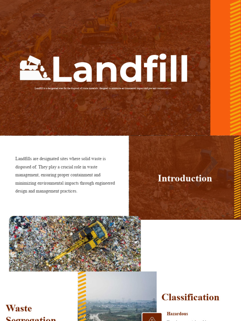 Slide - Egg-79503-Landfill PowerPoint Template | PDF | Landfill | Waste