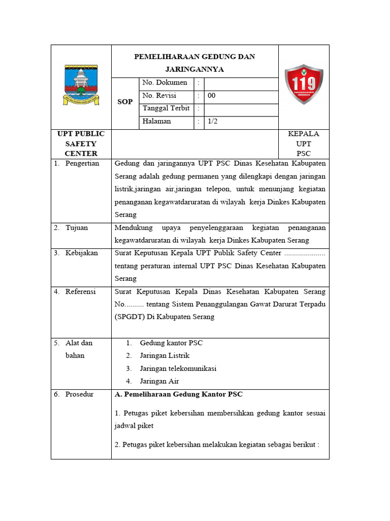 Pemeliharaan Gedung Dan Jaringannya | PDF