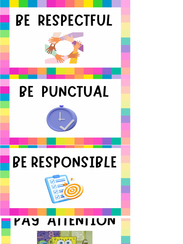 Classroom Expectations | PDF