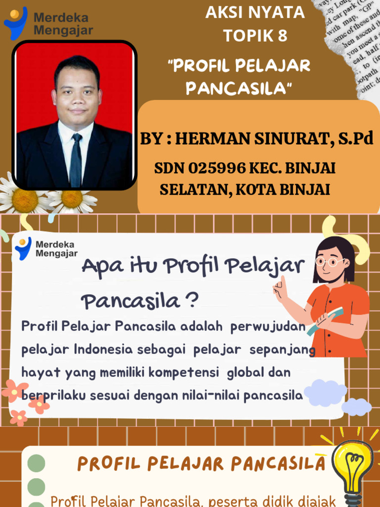 PROFIL PELAJAR PANCASILA - HERMAN SINURAT, S.PD | PDF | Kesehatan Holistik