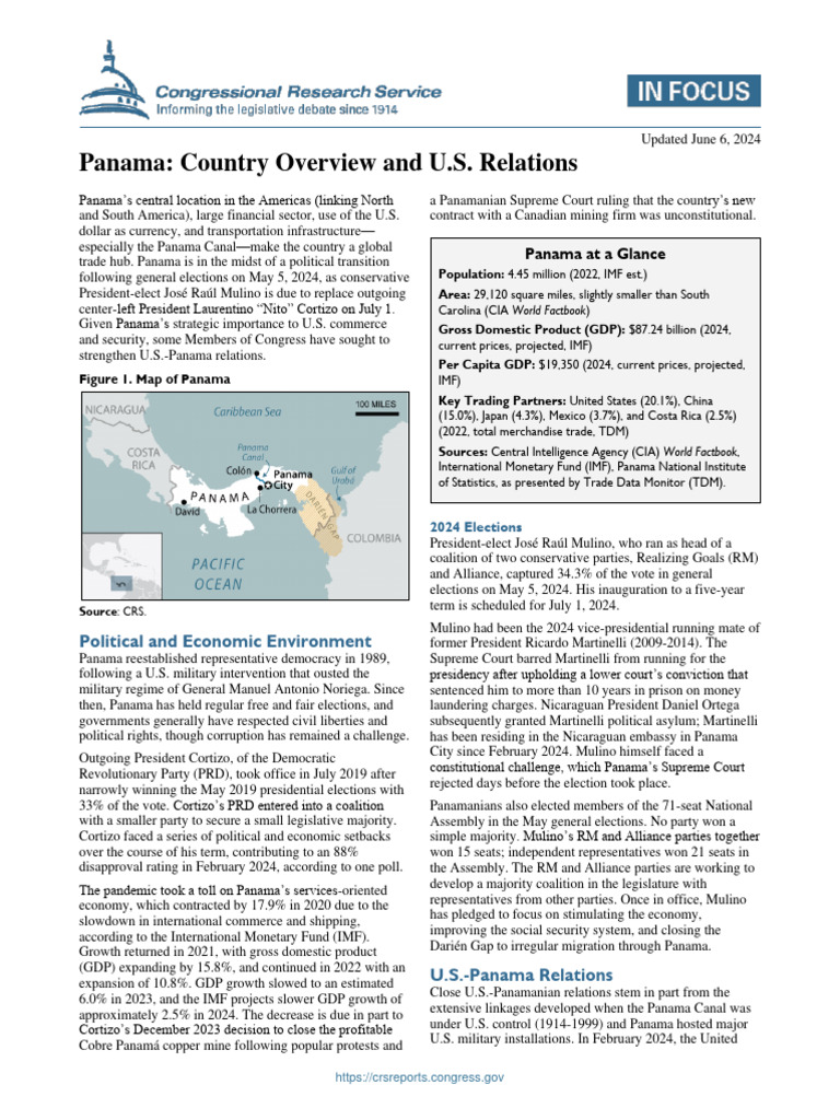 IF10430 | PDF | Panama | Illegal Drug Trade