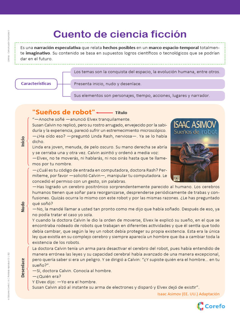 Lámina_ Cuento de ciencia ficción | PDF | Robot | Robótica