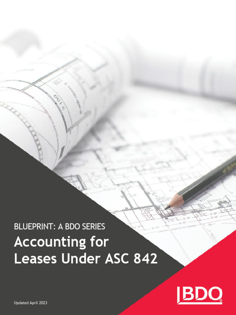 Accounting for Leases Under ASC 842 | PDF | International Financial ...