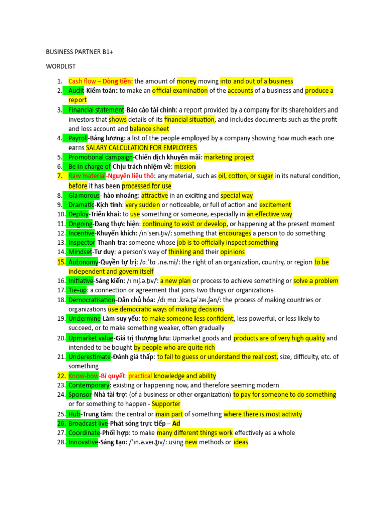 Business Partner b1 | PDF | Vietnam