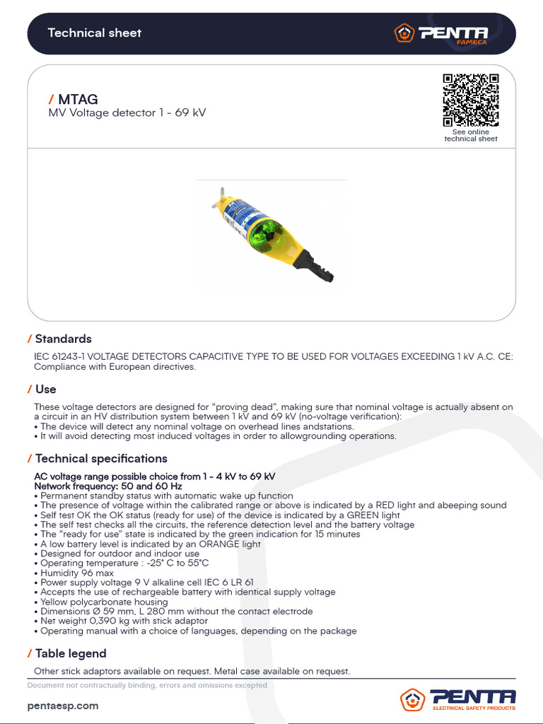 MTAG Technical-Sheet en | PDF | Voltage | Capacitor