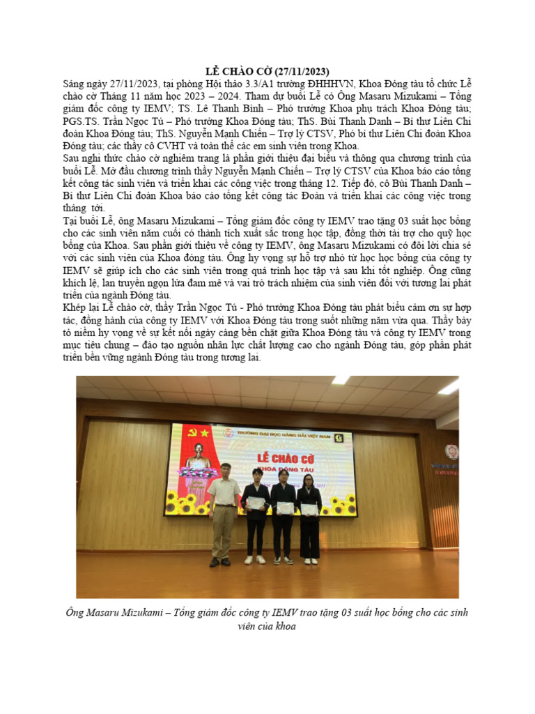Chao Co 27.11.2023 | PDF