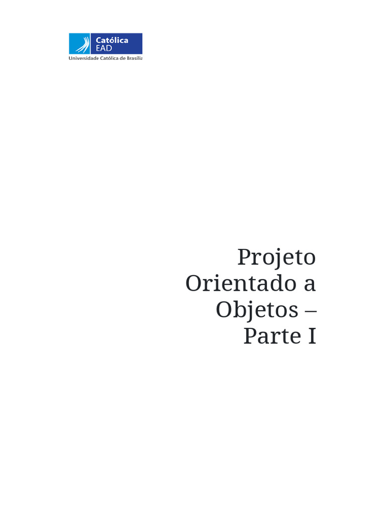 Aula06 - Projeto Orientado a Objetos – Parte I | PDF | Framework de software | Programas