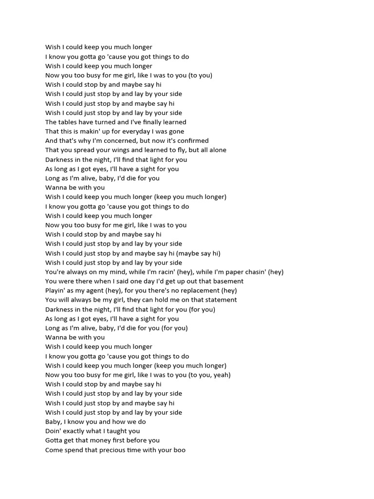 Akon - Keep You Much Longer | PDF