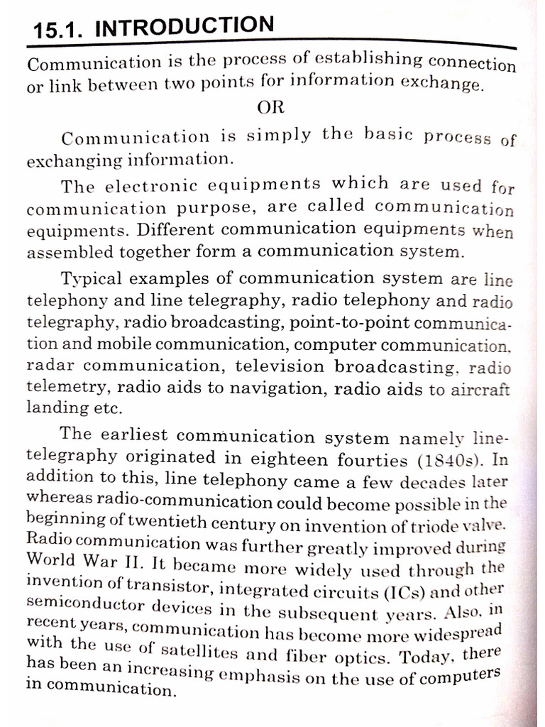 Communication System | PDF