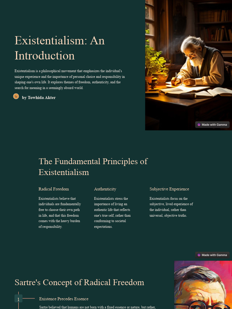 Existentialism An Introduction | PDF | Existentialism | Metaphysics