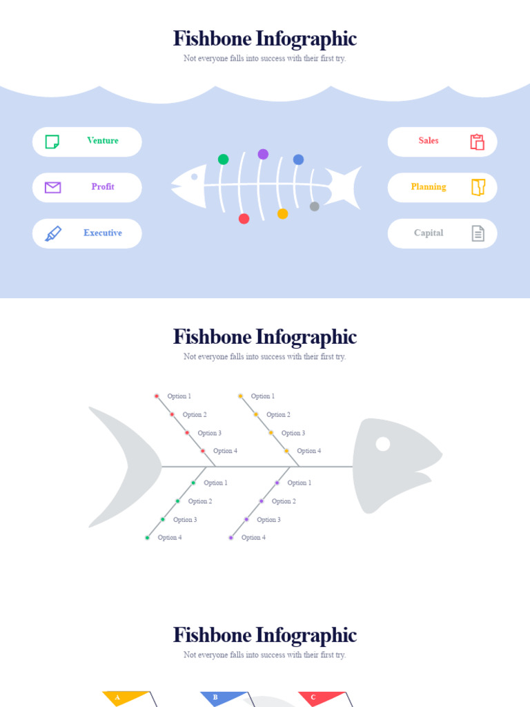 Fishbone Structure Infographic Red Variant | PDF | Infographics ...
