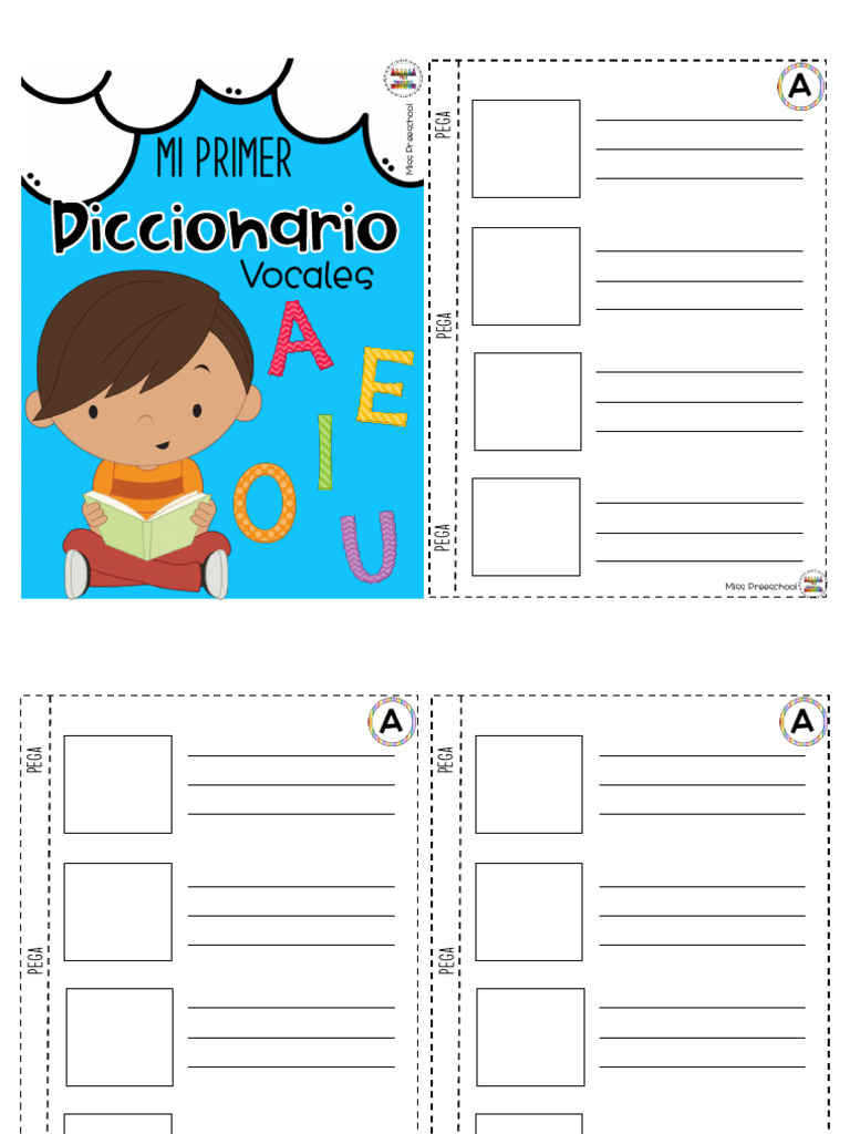 Mi Primer Diccionario Miss Preeschool | PDF | Language Arts & Discipline