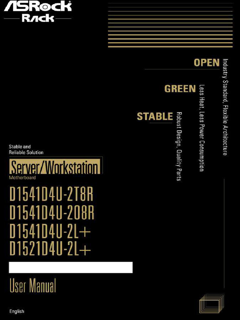 D1541d4u 2T8R | PDF | Bios | Microsoft Windows