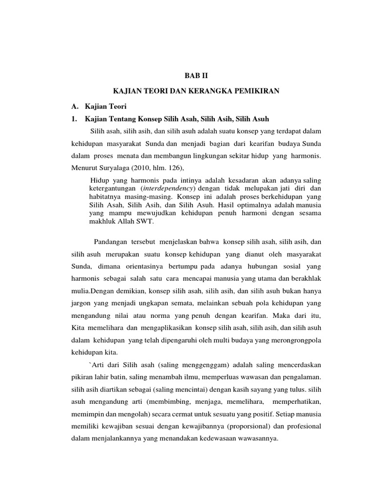 Konsep Silih Asah, Asih, dan Asuh Sunda | PDF