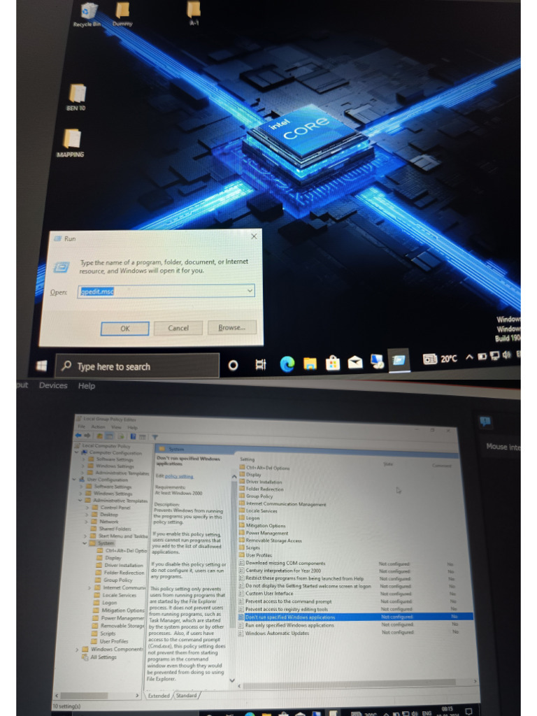 How To Restrict The Ms Paint. | PDF