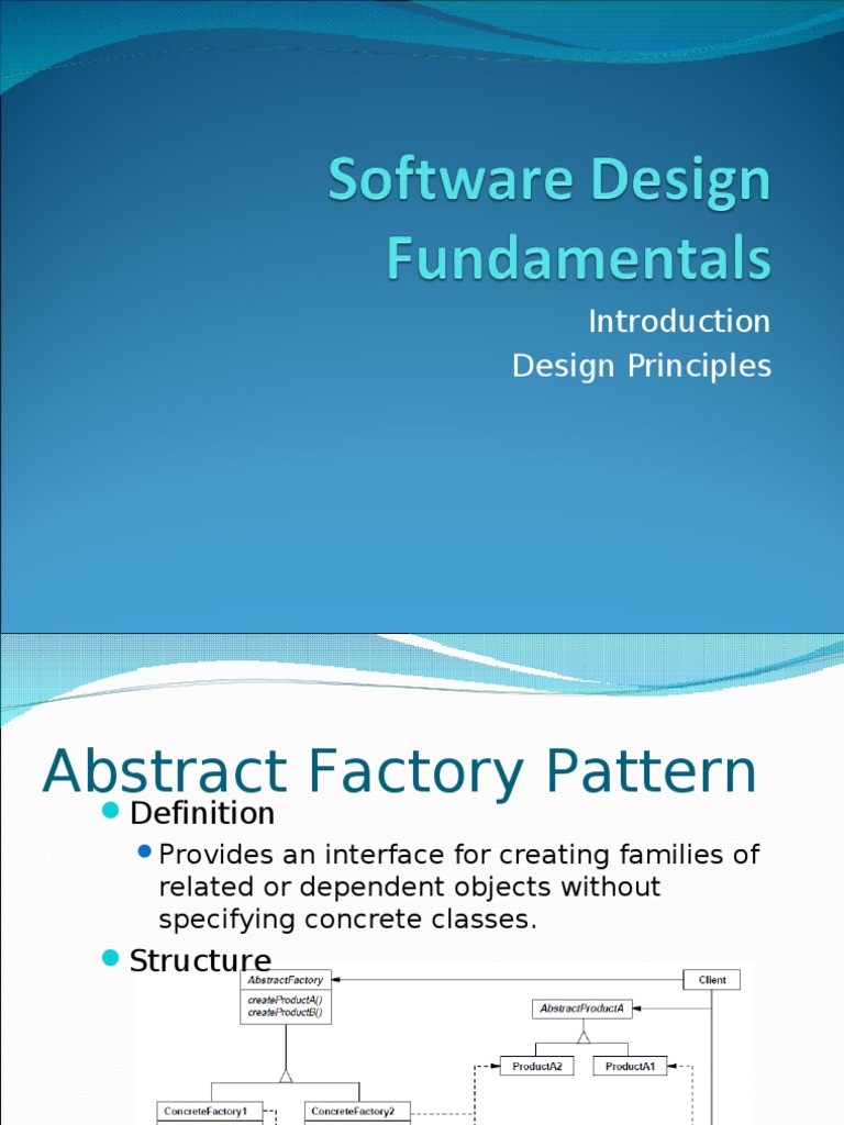 Design Patterns | PDF | Class (Computer Programming) | Software Design
