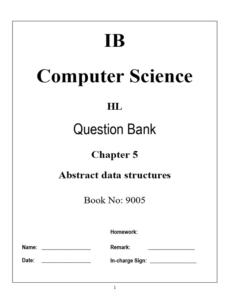 HL 5 Abstract Data Structures 9005 | PDF | Computer Programming ... HL 5 Abstract Data Structures 9005 | PDF | Computer Programming ...