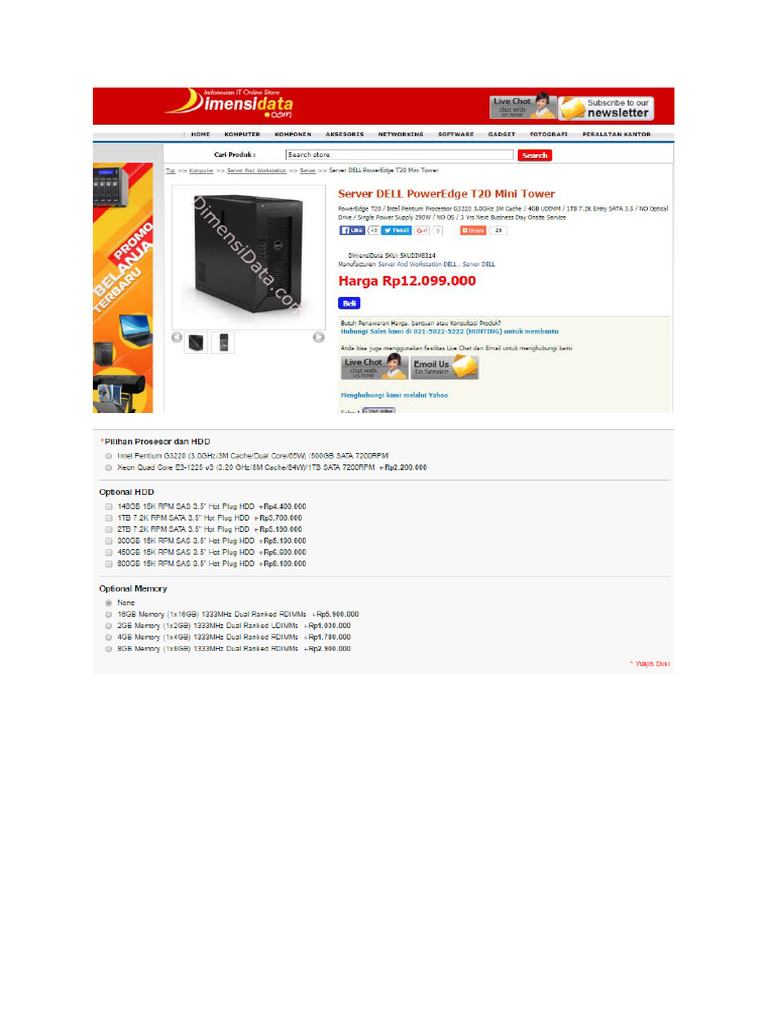 spek barang 2016 | PDF