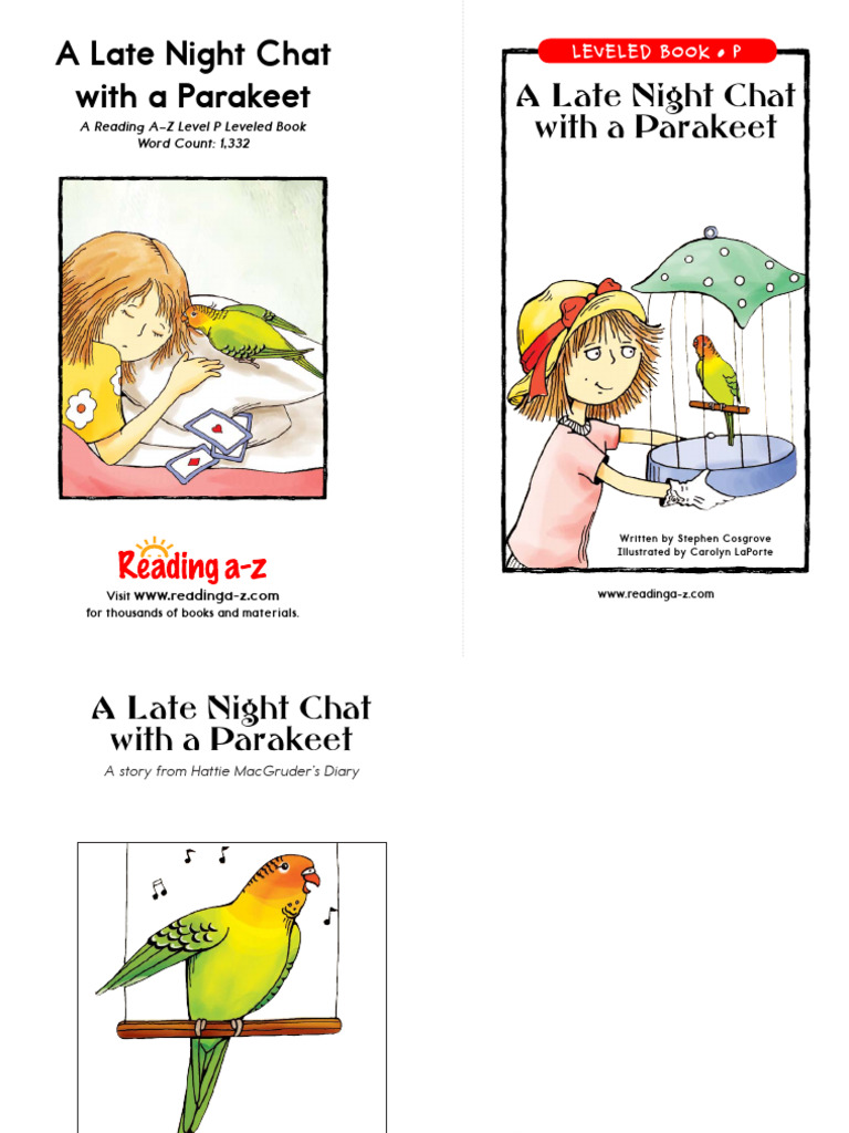 A Late Night Chat With A Parakeet | PDF