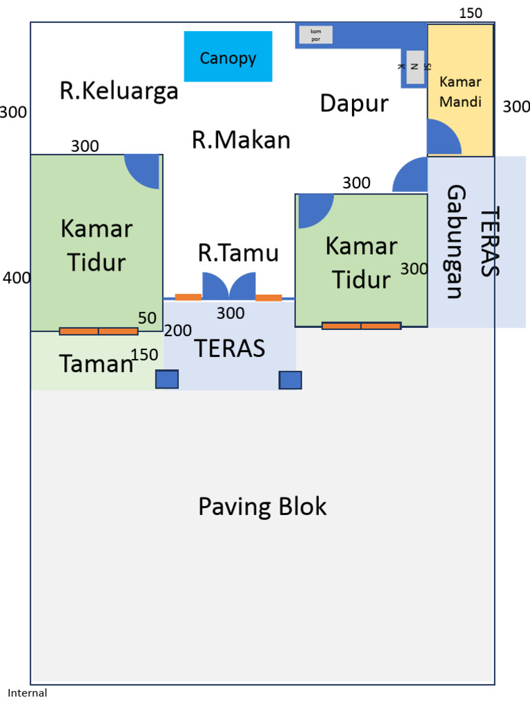 Denah 1 | PDF