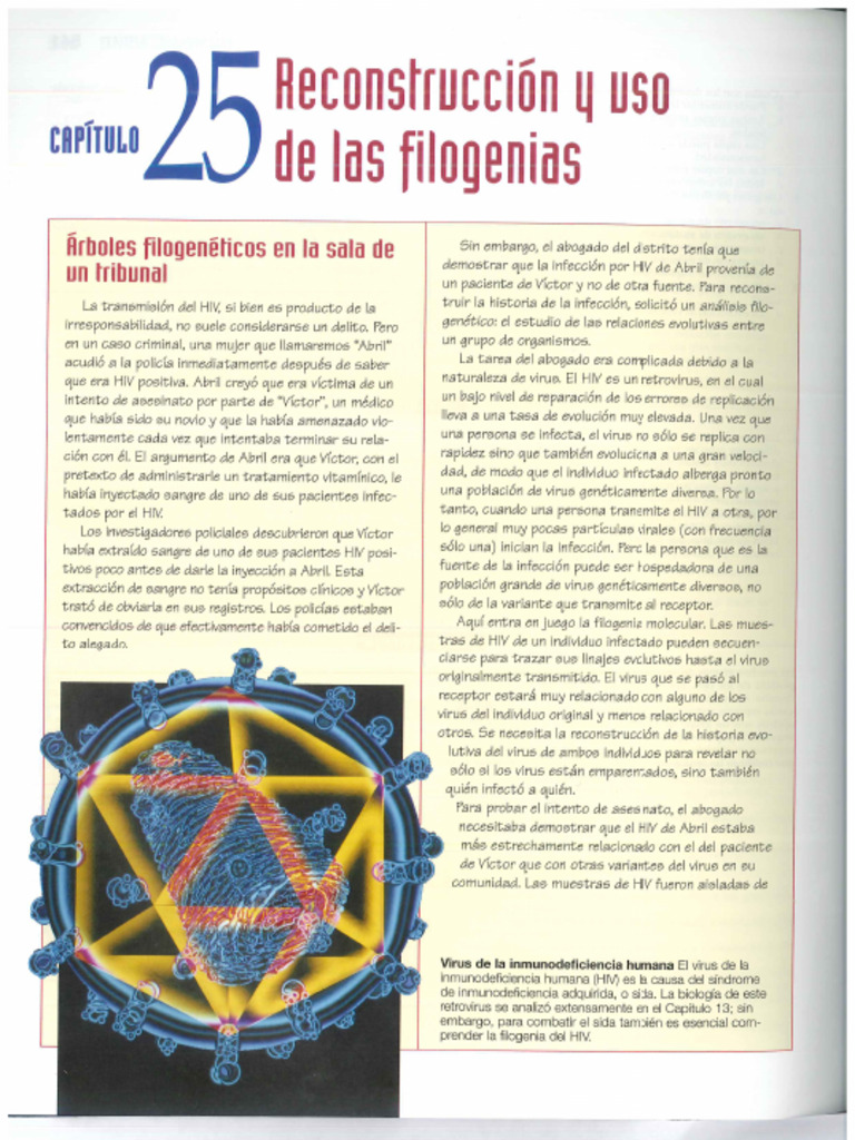 Sadava y Purves 2009 Cap. 25 Filogenias 1 | PDF