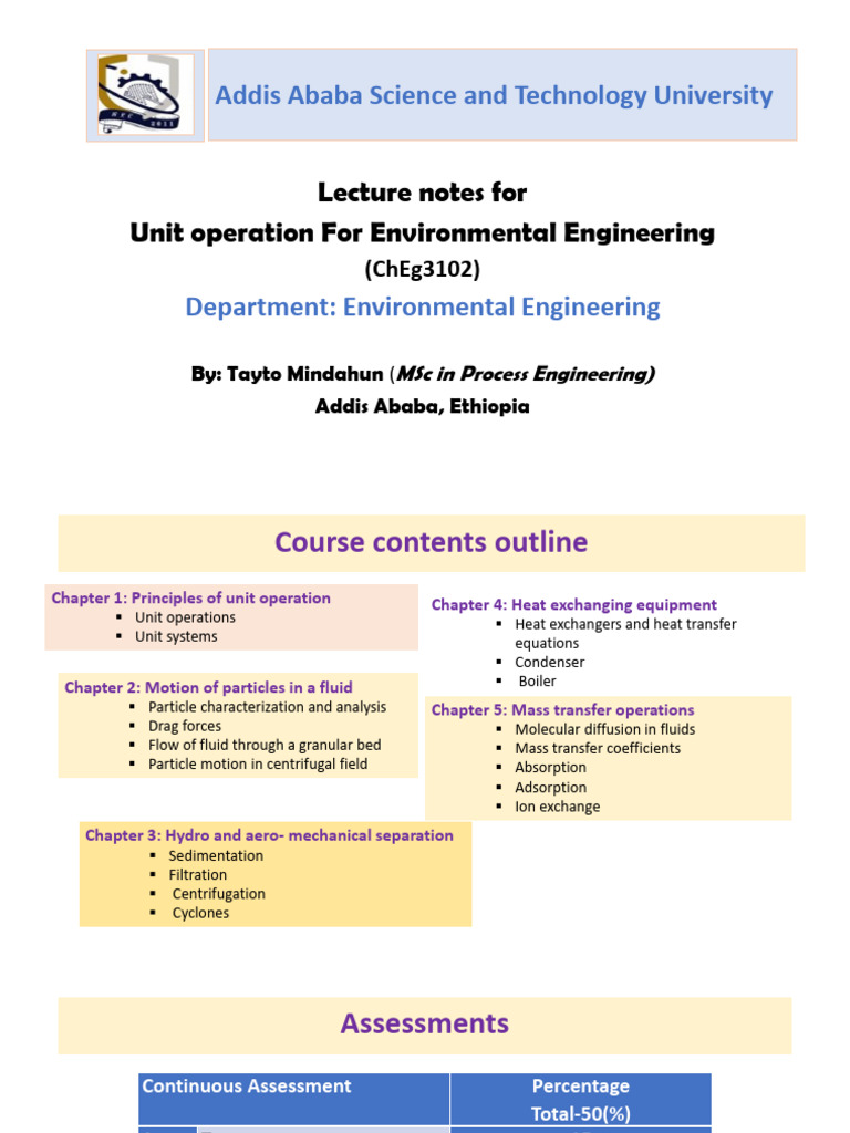 Chapter 1 | PDF | Filtration | Heat Exchanger