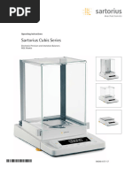 Manual Balança Analítica Sartorius | PDF | Weighing Scale | Calibration