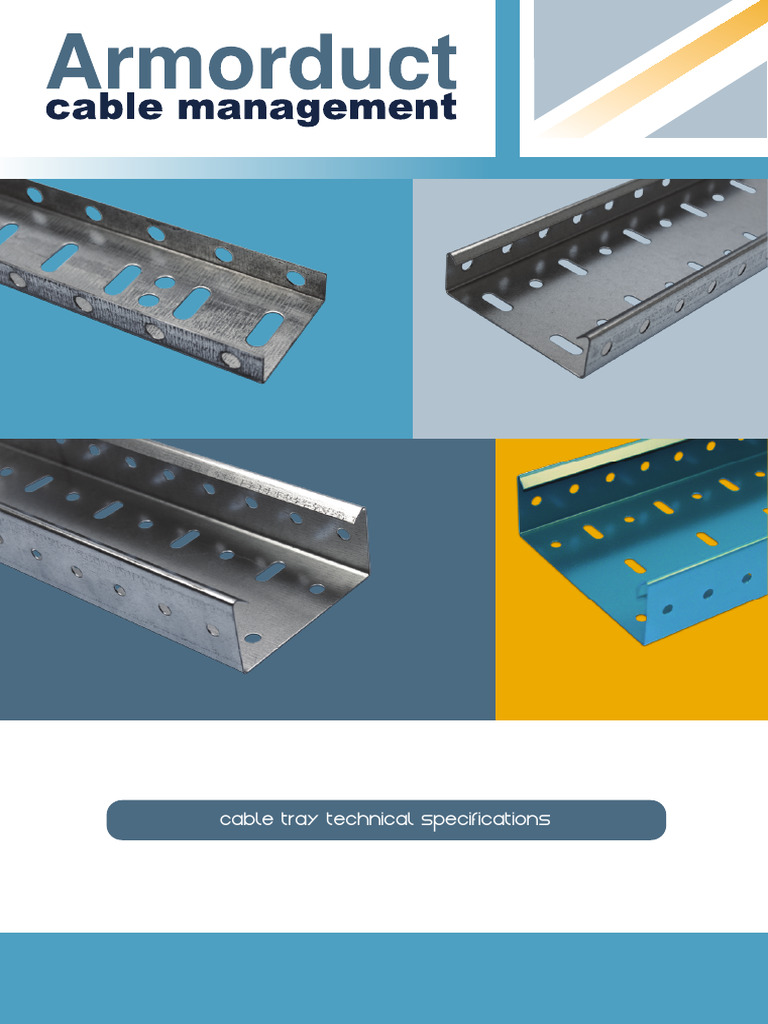 Armorduct Tray Technical Specification | PDF | Stainless Steel | Corrosion
