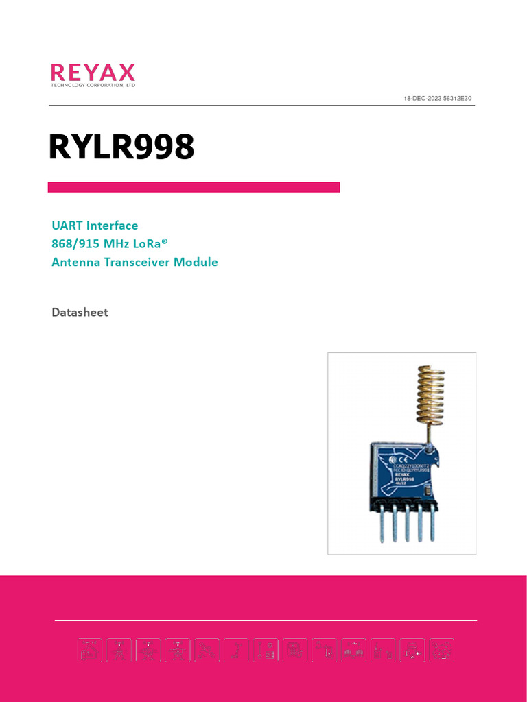 Rylr998 en | PDF | Radio | Electromagnetic Interference