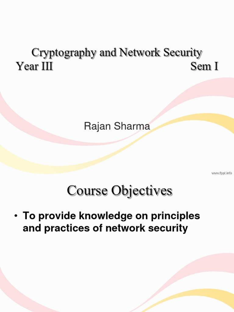 Unit1 - Introduction and Unit 7 Information Security | PDF ...