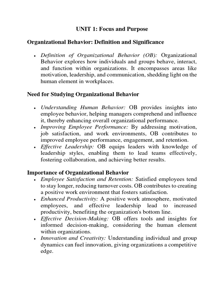 Understanding Organizational Behavior Essentials | PDF | Leadership ...