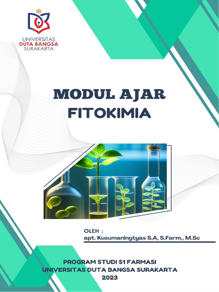 Modul Ajar Fitokimia | PDF