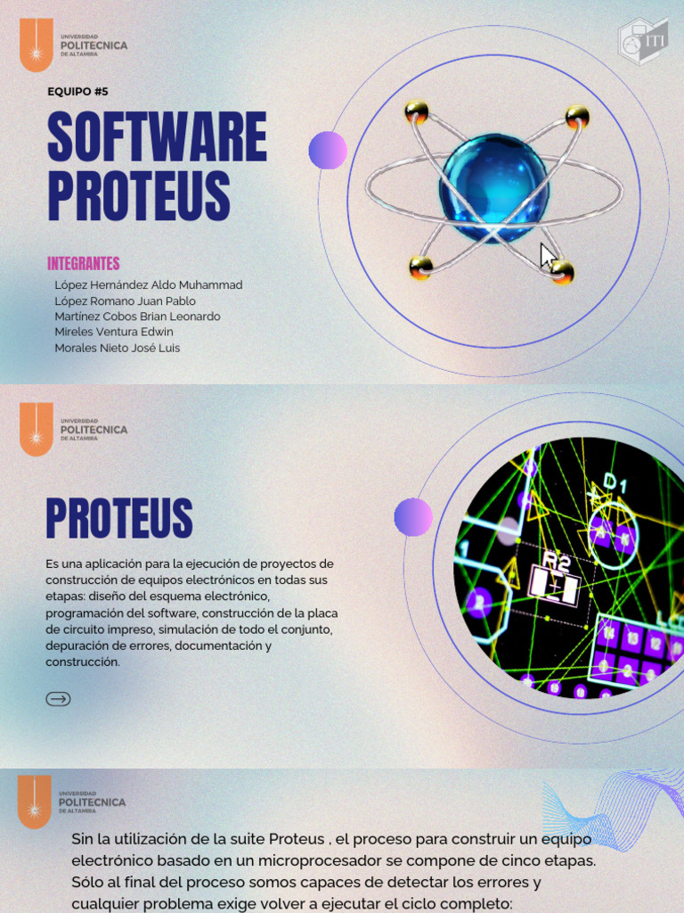 Software Proteus | PDF | Unidad Central de procesamiento | Microcontrolador