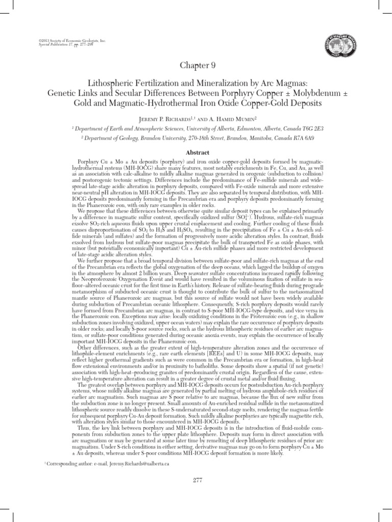 Geologists' Guide to Arc Magmas | PDF | Magma | Crust (Geology)